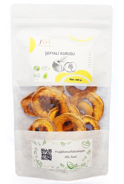 Fx Food Kurutulmuş Şeftali 100 gr