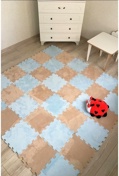 Yeni Ürün!! Sütlü Kahve Tatami Yer Döşemesi 33X33 10 mm Isı Ses ve Darbe Yalıtımı