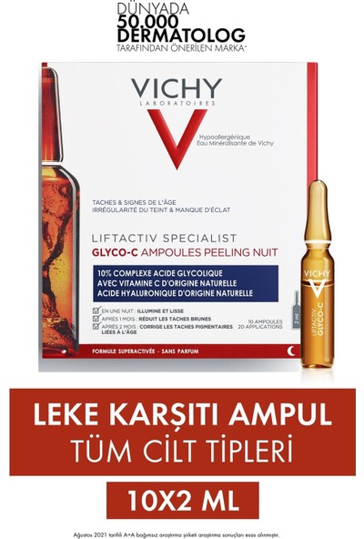 Vichy Liftactiv Glyco-C Leke Karşıtı Ampul Serum 10X2 ml