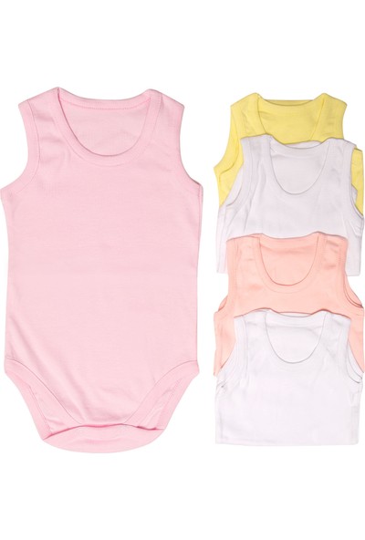 Belirtilmemiş Kız Bebek Çıtçıtlı Body Lüks 5'Li Set