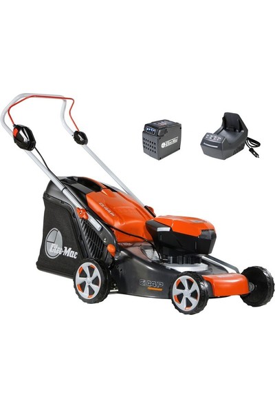 Oleo-Mac Gi 44 P 5.0 Ah Akülü Çim Biçme Makinesi + Şarj Aleti