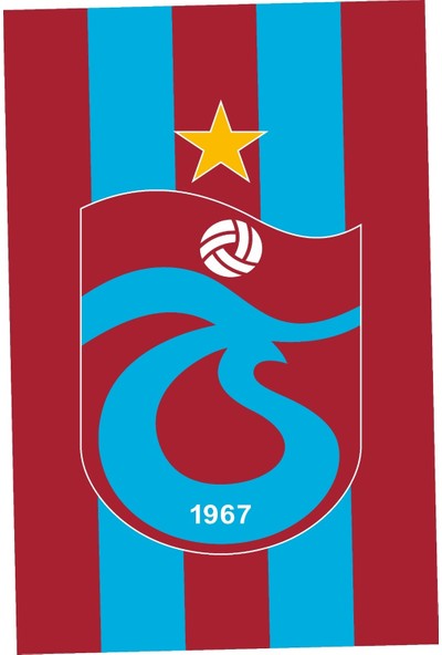 Oktav Trabzonspor Bayrağı 100X150 5 Çubuklu Oktav Trabzonspor Bayrağı 100X150 5 Çubuklu