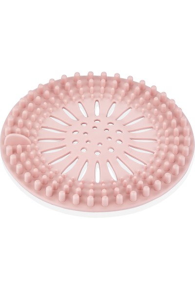 Taç Lavabo ve Banyo Süzgeci Pembe