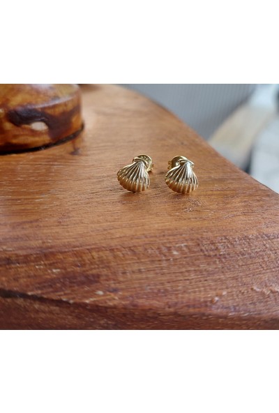 Noia Silver Gold Deniz Kabuğu Küpe Noia Silver Gold Deniz Kabuğu Küpe