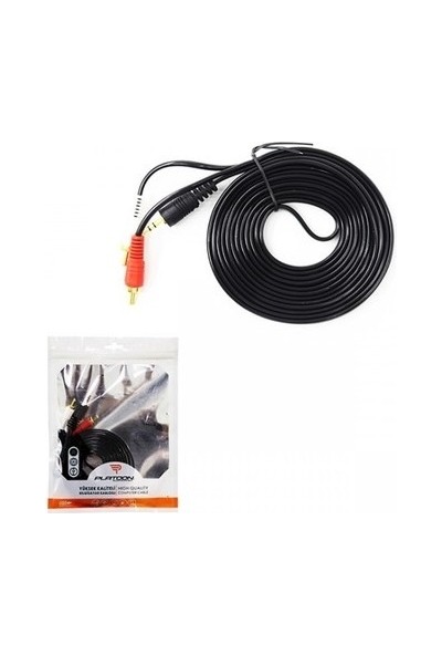 Platoon PL-8561 Dc3.5 M To 2 Av Ses Uzatma Kablo 3.0m