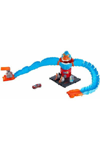 Hotwheels Hot Wheels City Düşmanlarla Mücadele Serisi HDR29 - Wreck & Ride Gorilla Attack