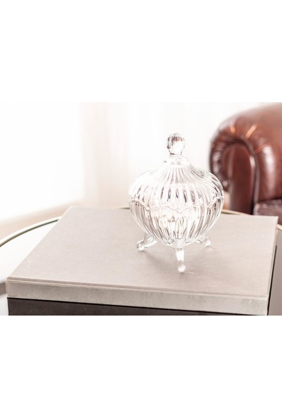 Madame Coco Renardo Ayaklı Cam Şekerlik
