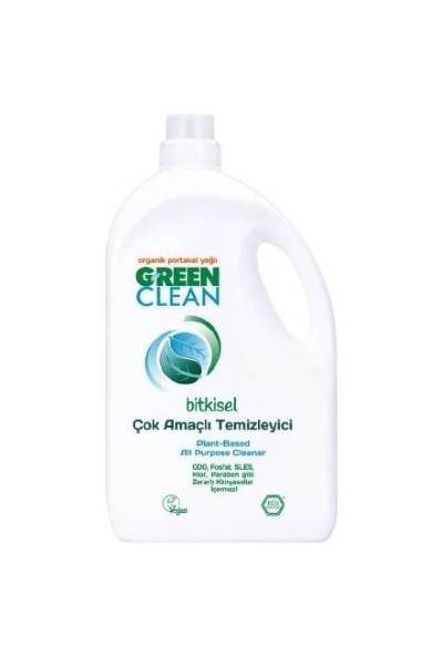 U Green Clean Çok Amaçlı Temizleyici Portakal Yağ 2.75 Lt U Green Clean Çok Amaçlı Temizleyici Portakal Yağ 2.75 Lt