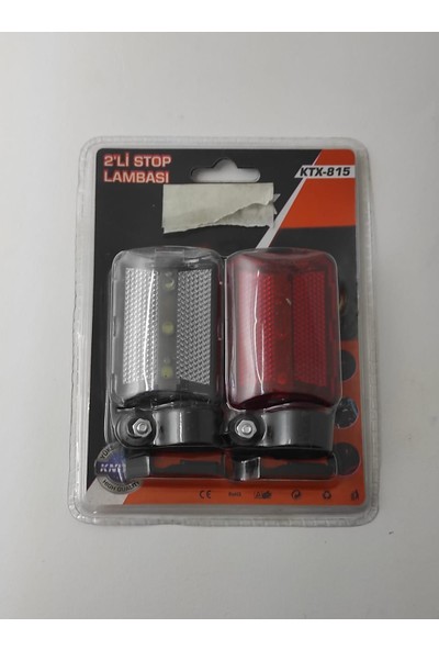 Ramdet 2'li Bisiklet Stop Lambası Ön ve Arka Uyarı Işığı Bisiklet Scooter Stop Ikaz Işığı Ramdet 2'li Bisiklet Stop Lambası Ön ve Arka Uyarı Işığı Bisiklet Scooter Stop Ikaz Işığı