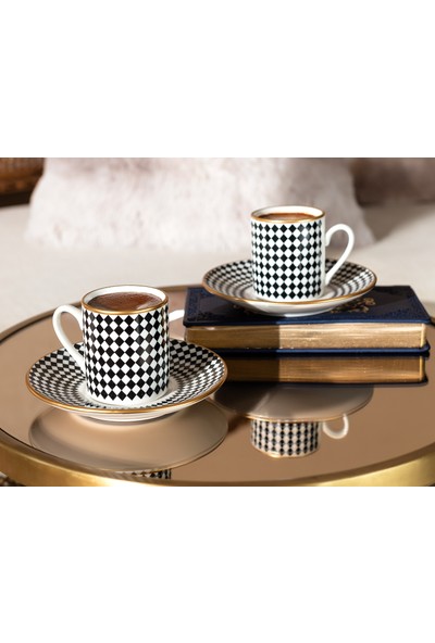 Madame Coco Evorde Bella 2'li Kahve Fincan Seti
