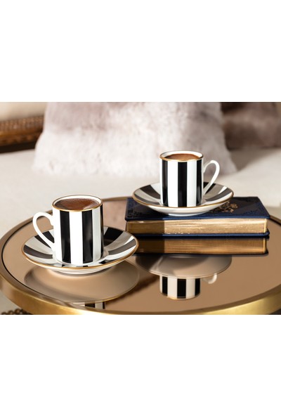 Madame Coco Evorde Lena 2'li Kahve Fincan Seti