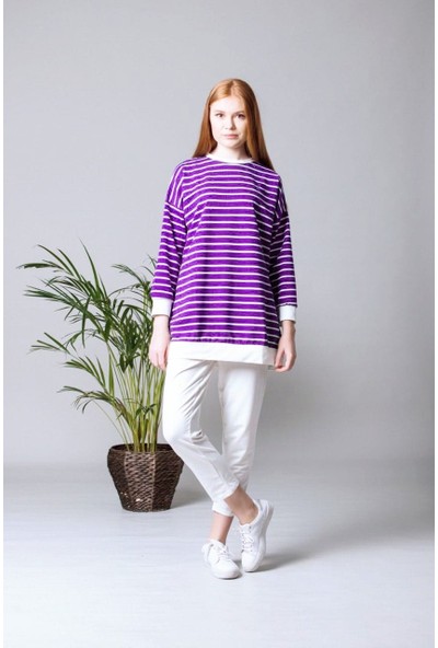 Marina Tesettür Eşofman Takımı E2026-LILA