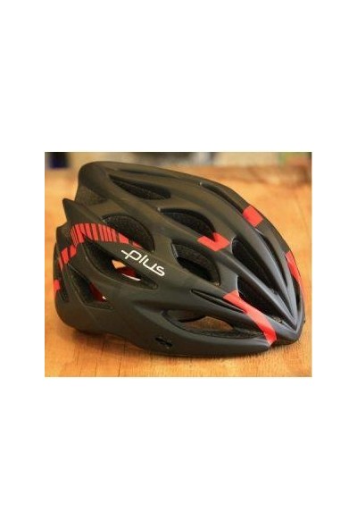 Plus Mv 50 Bisiklet Kaskı Kırmızı M Işıklı