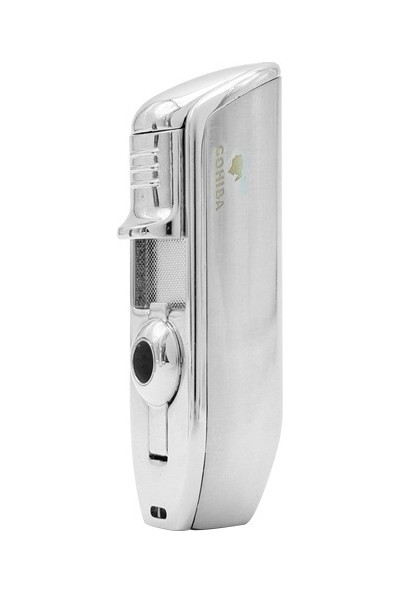 Cohiba 3 Pürmüz Alevli Gri Puro Çakmağı dc91 Cohiba 3 Pürmüz Alevli Gri Puro Çakmağı dc91