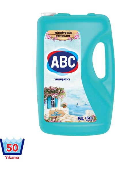 Abc Çamaşır Yumuşatıcı 5 Lt Ege Sahilleri 4'lü