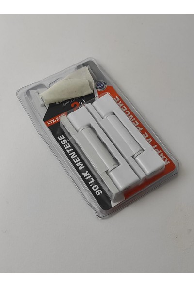 Pvc Pimapen Kapı ve Pencere Menteşesi 2'lik Set 90'lık Menteşe Beyaz Pvc Pimapen Kapı ve Pencere Menteşesi 2'lik Set 90'lık Menteşe Beyaz