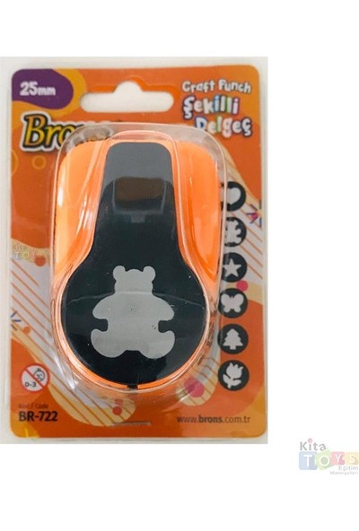 Brons Şekill Delgeç - 25 mm - Ayıcık BR-722 Brons Şekill Delgeç - 25 mm - Ayıcık BR-722