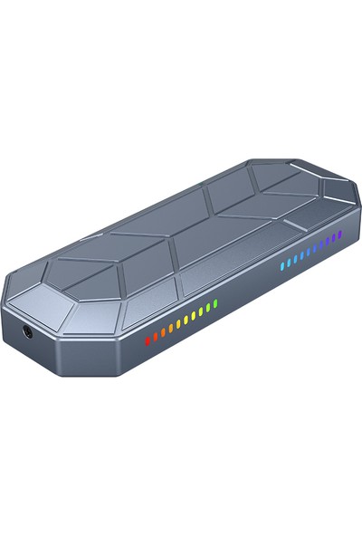 Orico USB 3.1 Gen2 Rgb M.2 Nvme SSD Harddisk Kutusu, M2VG01 Orico USB 3.1 Gen2 Rgb M.2 Nvme SSD Harddisk Kutusu, M2VG01
