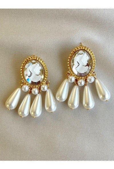 Tutti Collection Incili Madam Küpe Tutti Collection Incili Madam Küpe