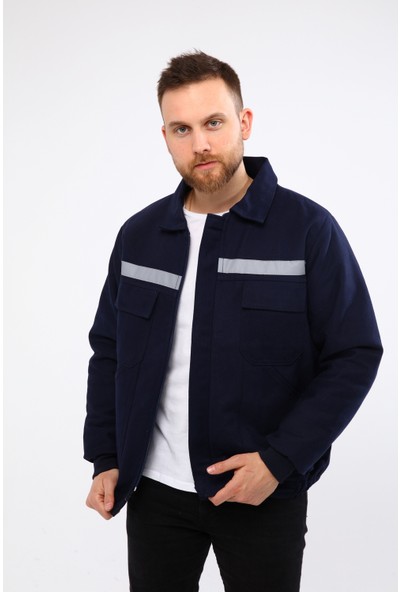 Çamdalı Iş Elbiseleri - Iş Montu - 7/7 Kapitoneli Lacivert Kışlık Iş Mont Çamdalı Iş Elbiseleri - Iş Montu - 7/7 Kapitoneli Lacivert Kışlık Iş Mont