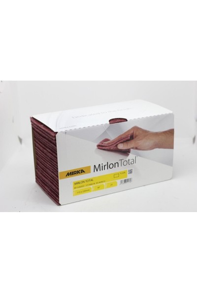 Mirka Mirlon Total 115X230 mm Vf 360 Kırmızı Keçe 25 Adet Mirka Mirlon Total 115X230 mm Vf 360 Kırmızı Keçe 25 Adet