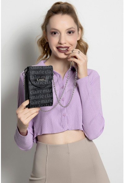 Marie Claire Siyah Kadın Ceptelefonuçantası Fanetta MC221106271