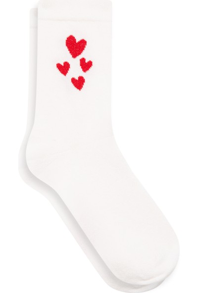 Mavi Beyaz Soket Çorap