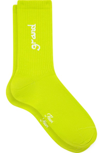 Mavi Sarı Soket Çorap