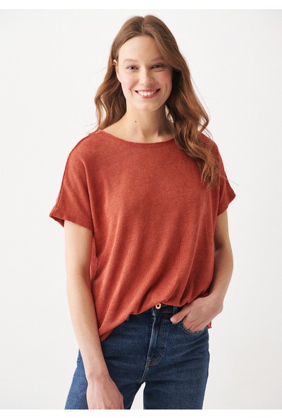 Mavi Kırmızı Tişört