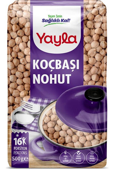 Yayla Koç Başı Nohut 500 gr