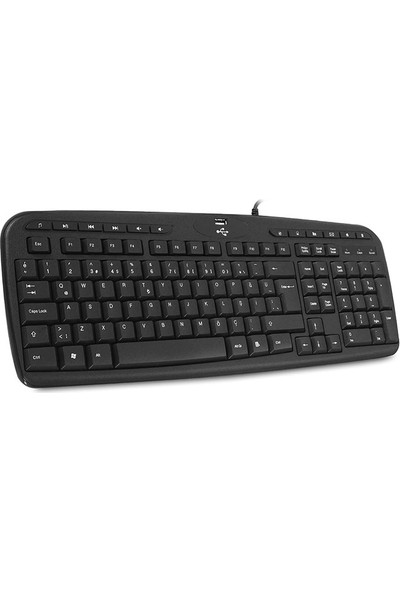 Everest KB-799 Siyah USB 1*USB Hub Türkçe Q Multimedia Klavye Everest KB-799 Siyah USB 1*USB Hub Türkçe Q Multimedia Klavye