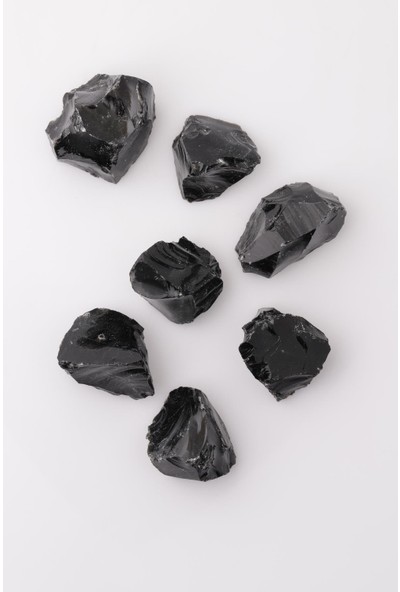 Obsidyen Doğal Taş Ham Parça Obsidyen Doğal Taş Ham Parça
