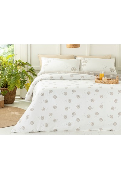 English Home Make A Wish Pamuk Tek Kişilik Nevresim Takımı 160X220 cm Bej