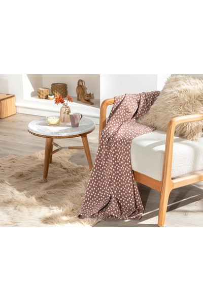 English Home Dots Polar Tv Battaniye 120X170 cm Gül Kurusu English Home Dots Polar Tv Battaniye 120X170 cm Gül Kurusu