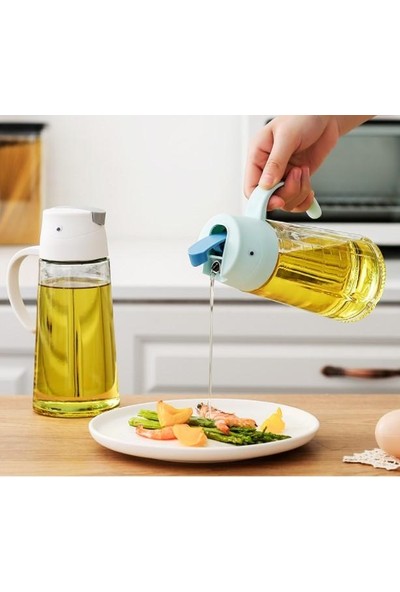 Bs İthalat 630 ml Otomatik Kapaklı Yağdanlık Cam Şişe Bs İthalat 630 ml Otomatik Kapaklı Yağdanlık Cam Şişe