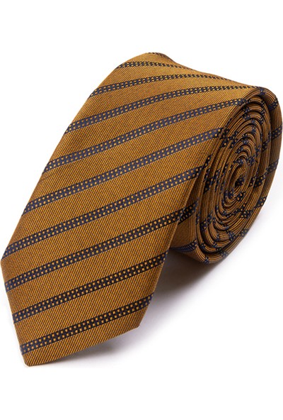 Hatemoğlu Gold Desenli Kravat