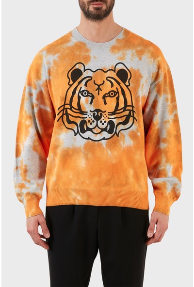 Kenzo Pamuklu Baskılı Bisiklet Yaka Kazak Erkek Kazak Fc5 5PU689 3te 16 Kenzo Pamuklu Baskılı Bisiklet Yaka Kazak Erkek Kazak Fc5 5PU689 3te 16