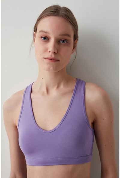 Penti Lila Fishnet Detailed Bralet