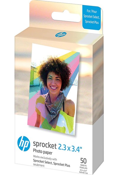 Hp Sprocket Plus Sprocket Select Fotoğraf Baskı Kağıdı 50'li 5.8 x 8.7 cm Hp Sprocket Plus Sprocket Select Fotoğraf Baskı Kağıdı 50'li 5.8 x 8.7 cm
