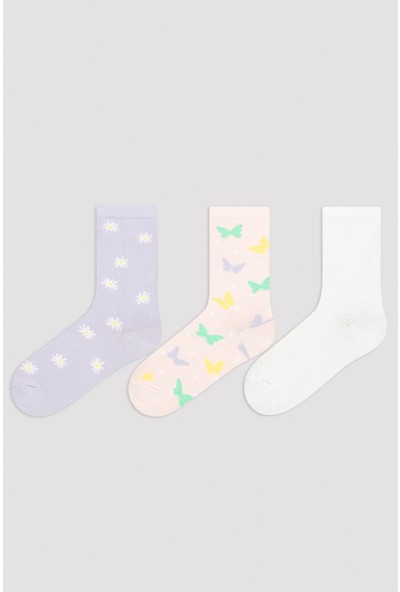Penti Kız Çocuk Butterfly 3lü Soket Çorap