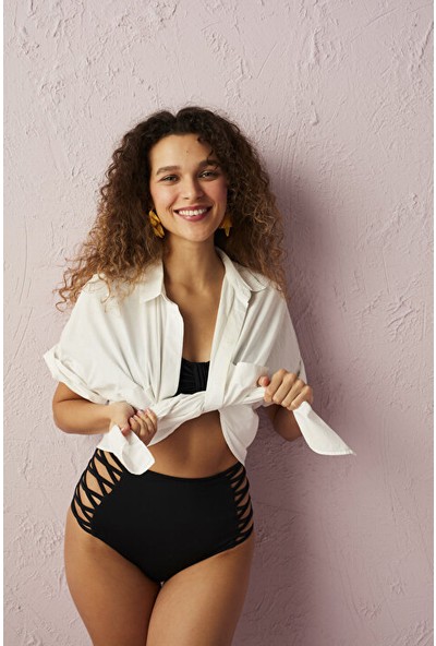 Penti Siyah Basic High Fashion Bikini Altı Penti Siyah Basic High Fashion Bikini Altı