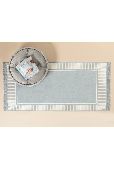 English Home Rash Dokuma Kilim 80X150 cm Gri English Home Rash Dokuma Kilim 80X150 cm Gri