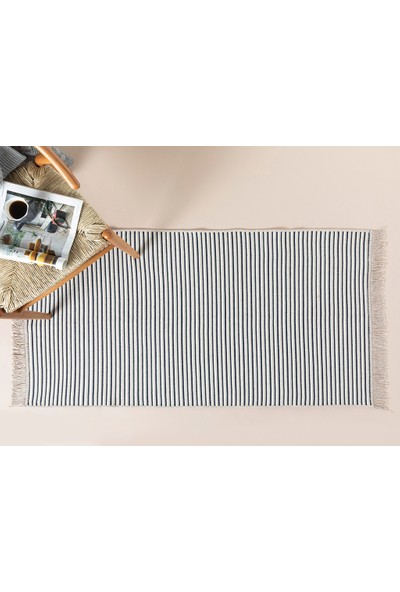 English Home Monica Dokuma Kilim 120X180 cm Lacivert English Home Monica Dokuma Kilim 120X180 cm Lacivert