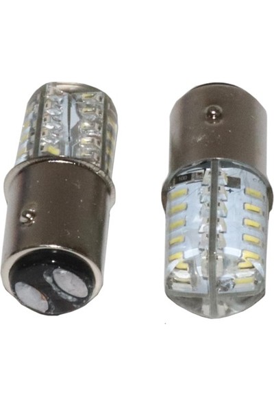 Monero 1157 48 Led' Li Çakarlı Arka Stop Ampulü [çift]