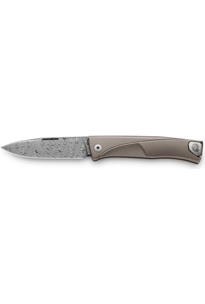 Lionsteel Thrill Damascus Grey Titanium Çakı Lionsteel Thrill Damascus Grey Titanium Çakı