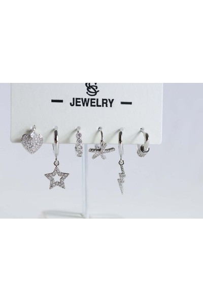 Tutti Collection Lionel 6 Lı Set Küpe Tutti Collection Lionel 6 Lı Set Küpe