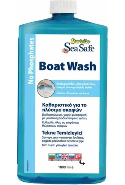 Starbrite Tekne Temizlik Deterjanı, Deniz Dostu, 1lt Starbrite Tekne Temizlik Deterjanı, Deniz Dostu, 1lt