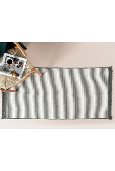 English Home Monica Dokuma Kilim 80 x 150 cm Haki