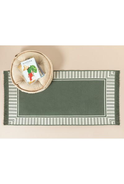 English Home Rash Dokuma Kilim 120 x 180 cm Haki English Home Rash Dokuma Kilim 120 x 180 cm Haki