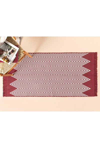 English Home Pupa Dokuma Kilim 120 x 180 cm Bordo English Home Pupa Dokuma Kilim 120 x 180 cm Bordo